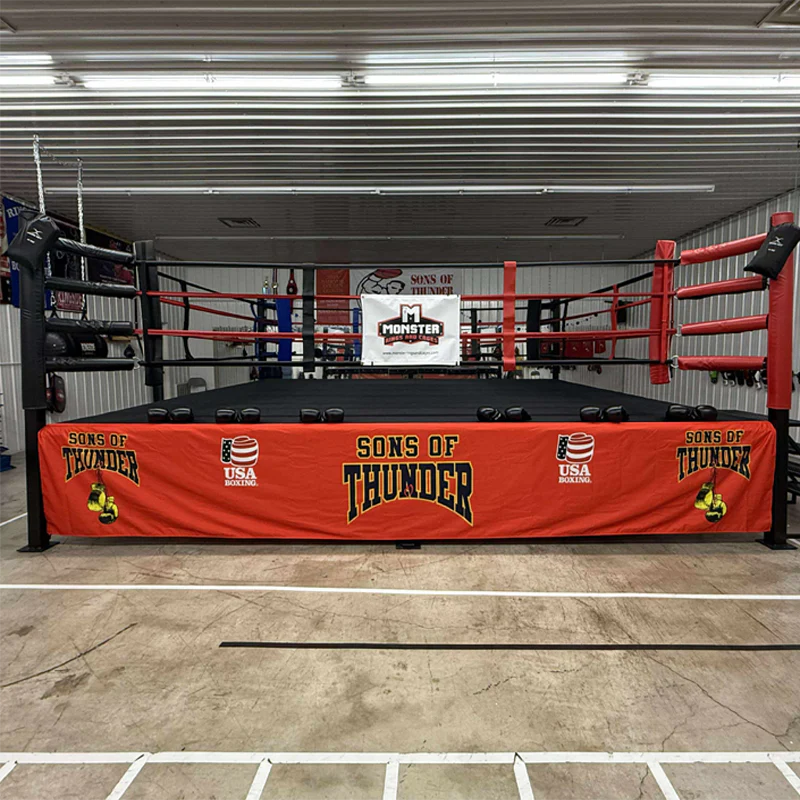 Monster Gym Boxing Ring Competition Style | USA Made – Omaha Sports & Games